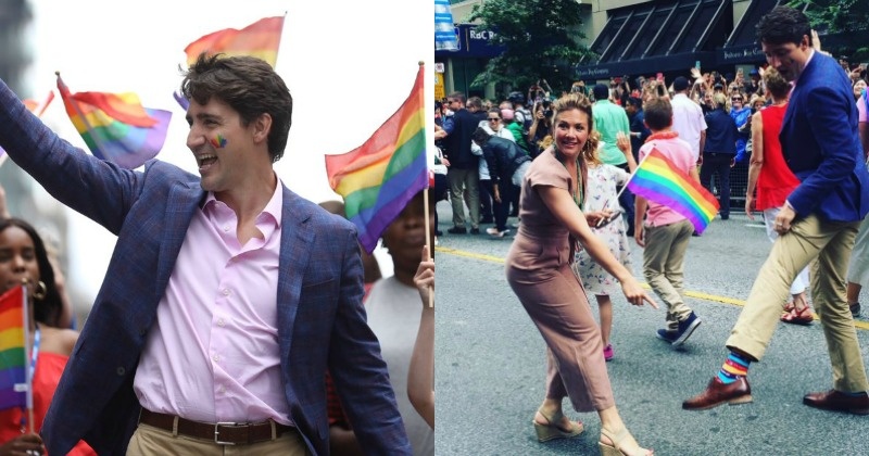 Justin Trudeau Was At His Playful Best At Toronto Pride Parade And These Pictures Are Proof