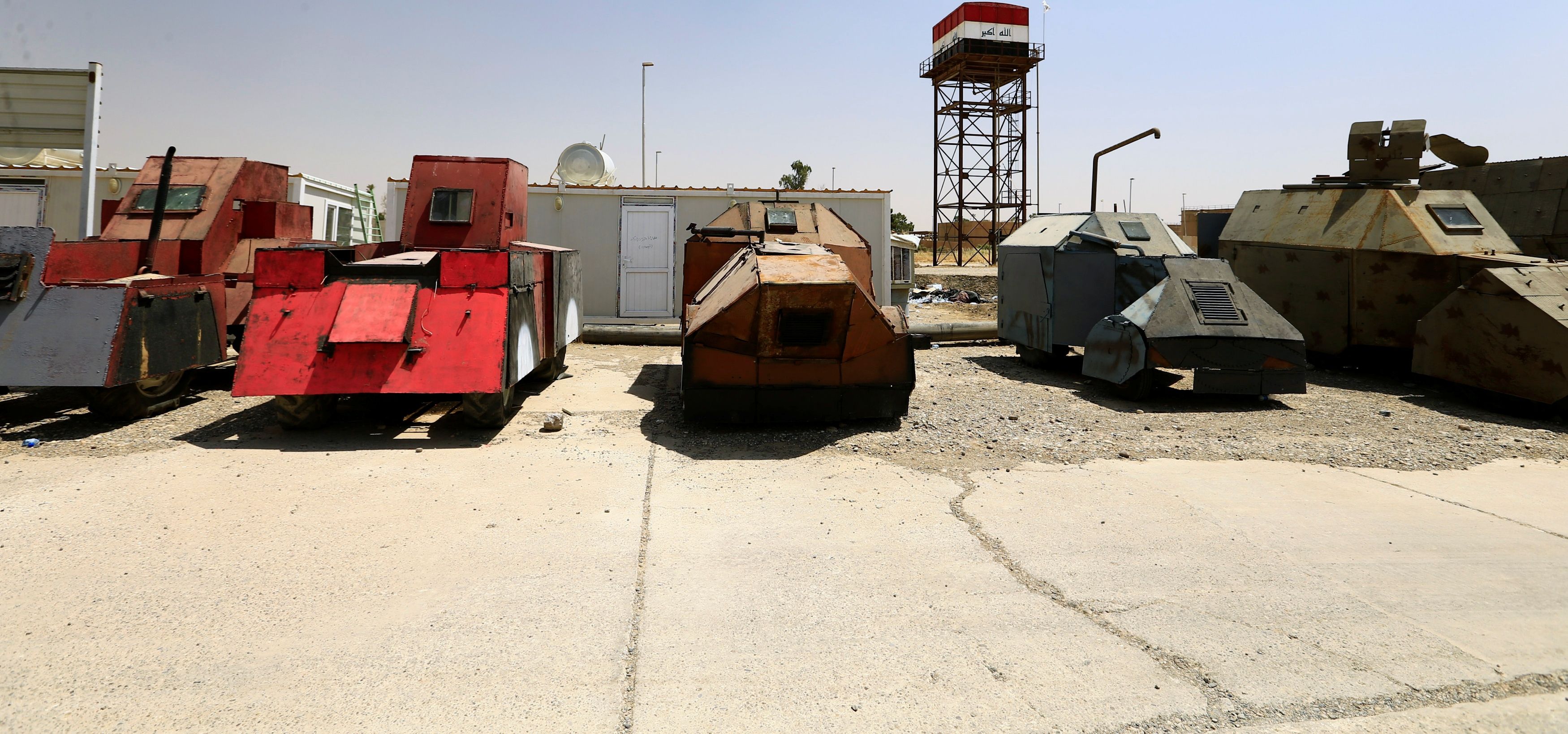 An Inside Look At The Fleet Of Armoured Cars ISIS Built For Suicide ...