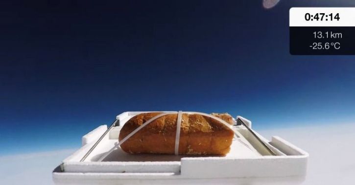 Watch These Guys Send Garlic Bread To The Edge Of Space, And Then Eat ...