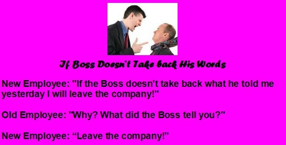 Boss Day Jokes - Indiatimes.com