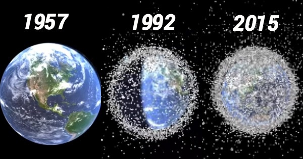 20,000 Rocket Parts & Satellites Are Part Of Pollution Caused By Man's ...