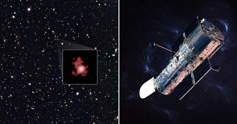 Hubble Space Telescope Discovers A New Galaxy And It's The Furtherest ...