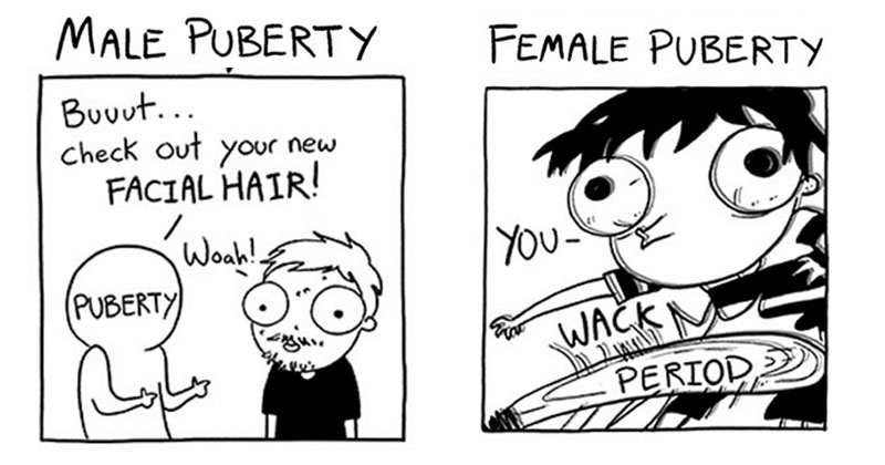 13 Comics About Puberty And Periods That Absolutely, Delightfully Hit The Nail On The Head ...