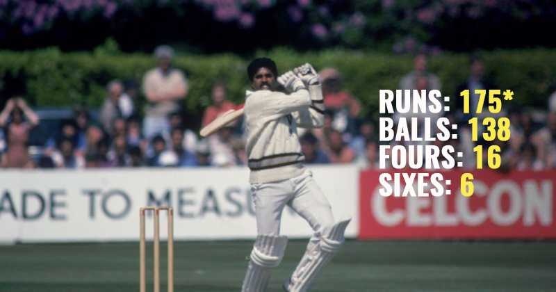 36 Years Ago, Kapil Dev Produced A World Cup Gem With The Bat To Save ...