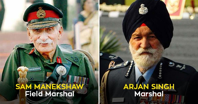 With Marshal Arjan Singh No More, Here Are Three Field Marshals India ...