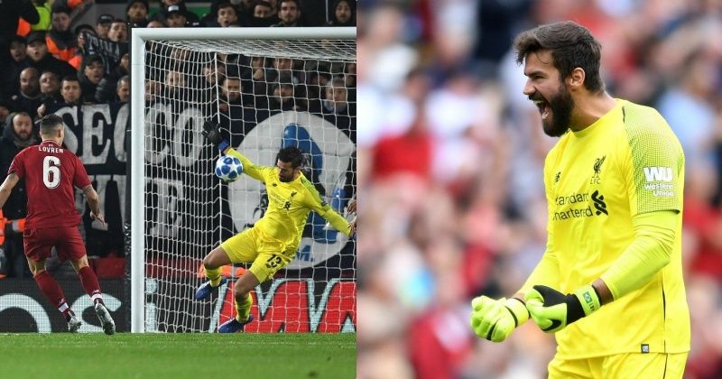 This Save From Alisson Ensured That Liverpool Were Not Eliminated From ...