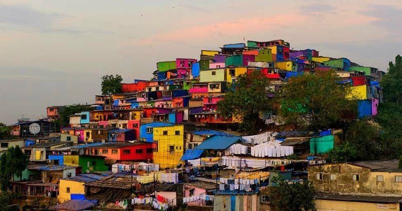 Mumbai's Ghatkopar Slum Gets A Vibrant Makeover, Now Looks Like Italy's ...