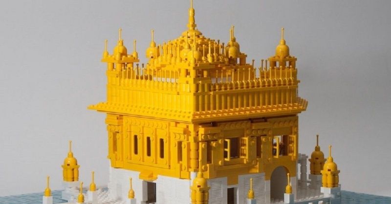 Someone Made Golden Temple From Lego Blocks And It's Unbelievably ...