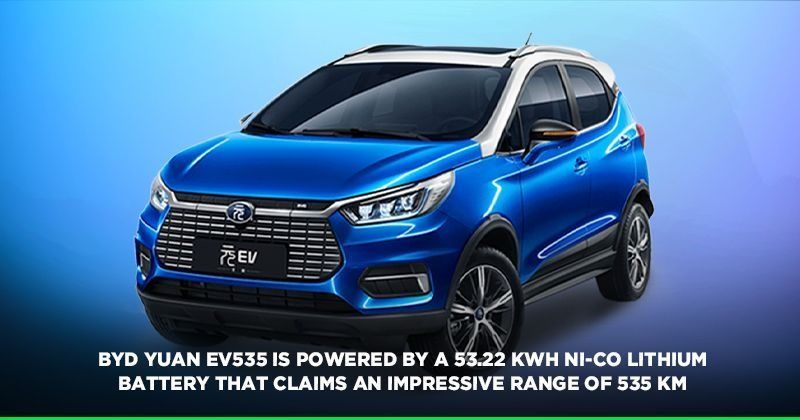 BYD Yuan EV535:This Chinese Electric Car Promises A Range Of 535 Km And Might Be The Solution To ...