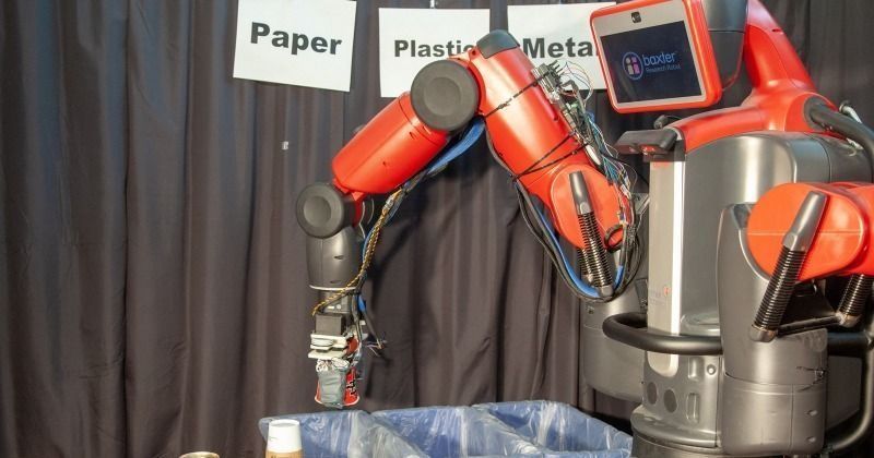 garbage robot:This MIT Robot Touches And Sorts Paper From Plastic, And ...