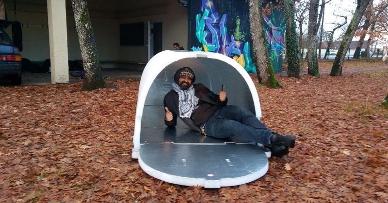 Homeless People:This Engineer Builds Free Shelters For Homeless People ...