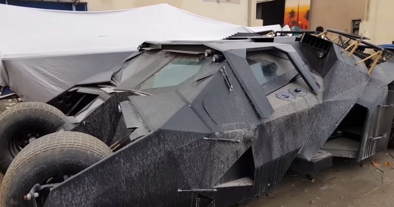 Batmobile:Two Indian Dudes Just Found Batman's Tumbler From The Movie ...