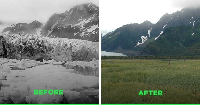 Climate change:These Before And After Images Show The Shocking Effects ...
