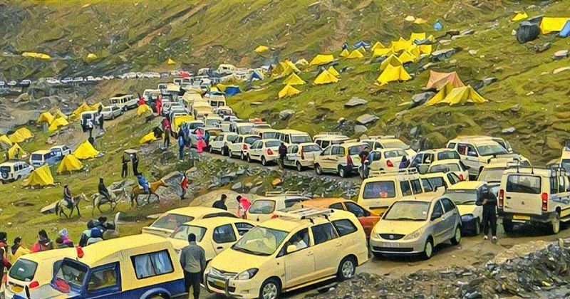 Tourists Thronging To Shimla, Manali Are Returning Due To Overcrowding ...