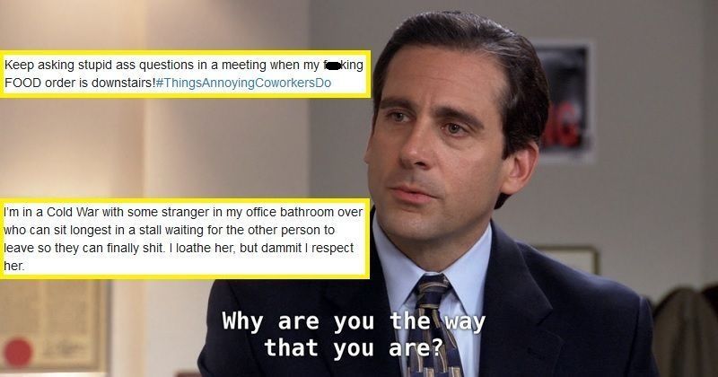 Annoying co-workers:17 Of The Most Irritating Things Annoying Co-workers Do