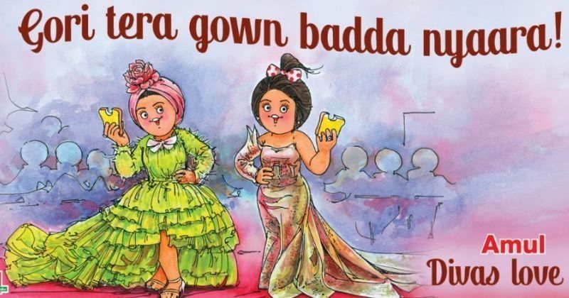 Amul India:Amul Pays A Tribute To Bollywood Actors At The Cannes Red ...