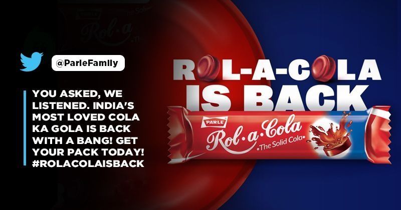 Rola Cola Parle Products:Parle Is Bringing Back Our Favourite Rola Cola