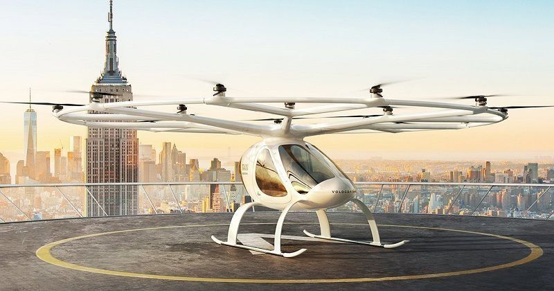 Volocopter Manned Flying Test:Volocopter Air Taxi Marks First Manned ...