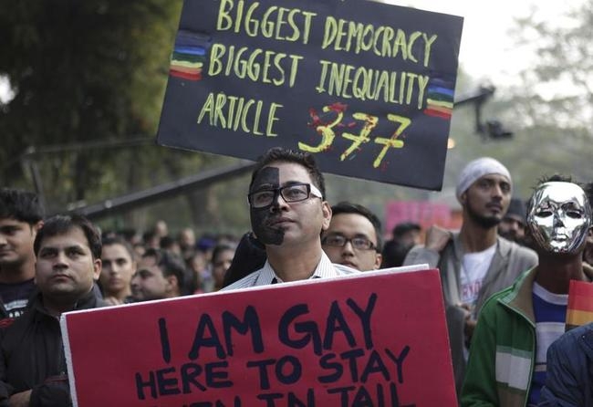 Powerful PICS from LGBT Community's Protest - Indiatimes.com